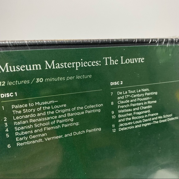 Other | Dvd Museum Masterpieces The Louvre Course Guidebook Dvd Sealed ...